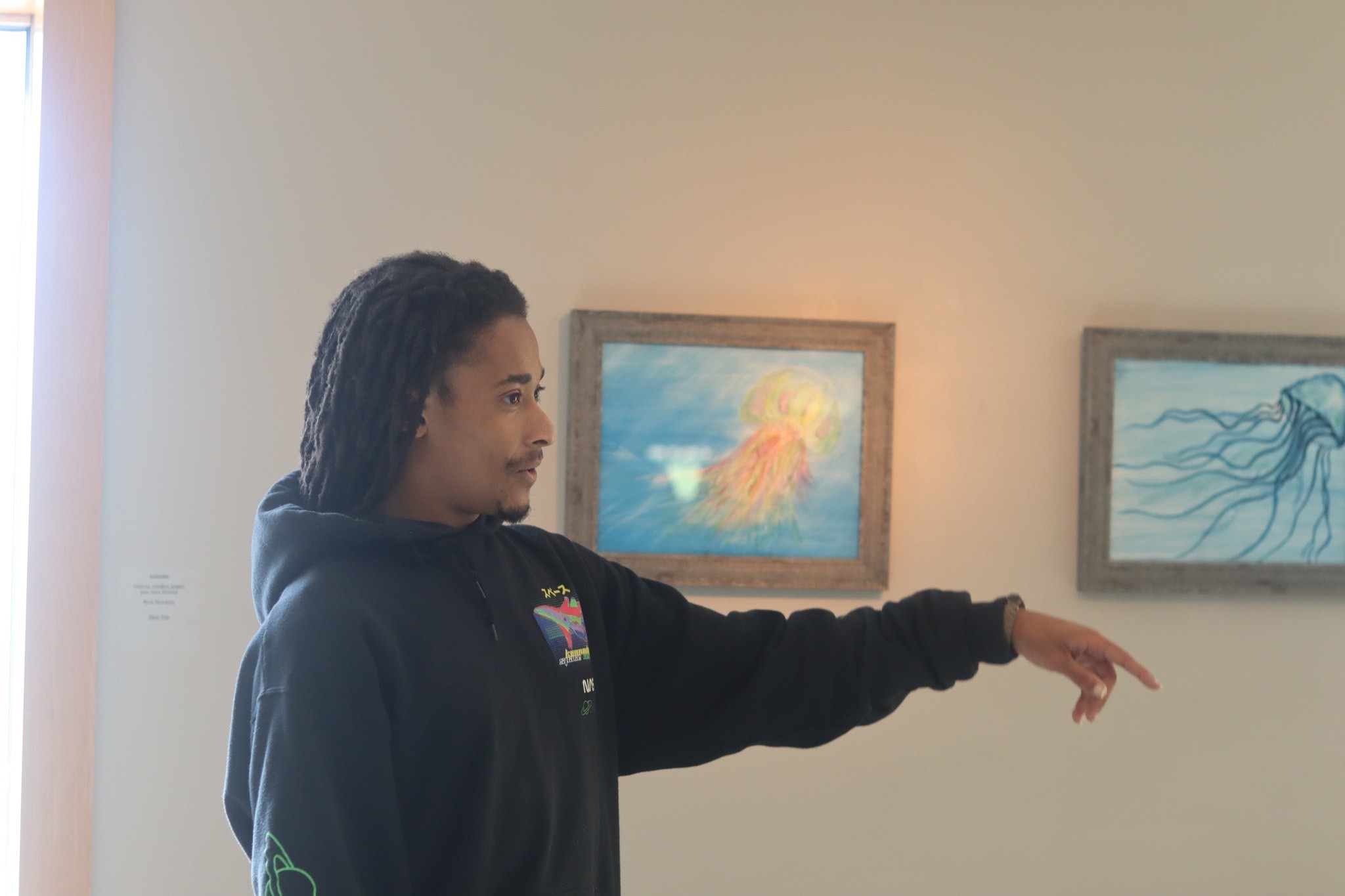 “Diving Into Planet Earth” by Jaylen Walker – GREENSBORO COLLEGE ART COLUMN